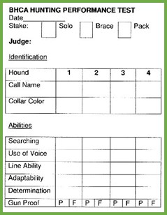 Basset Hound Club of America Hunt Tests